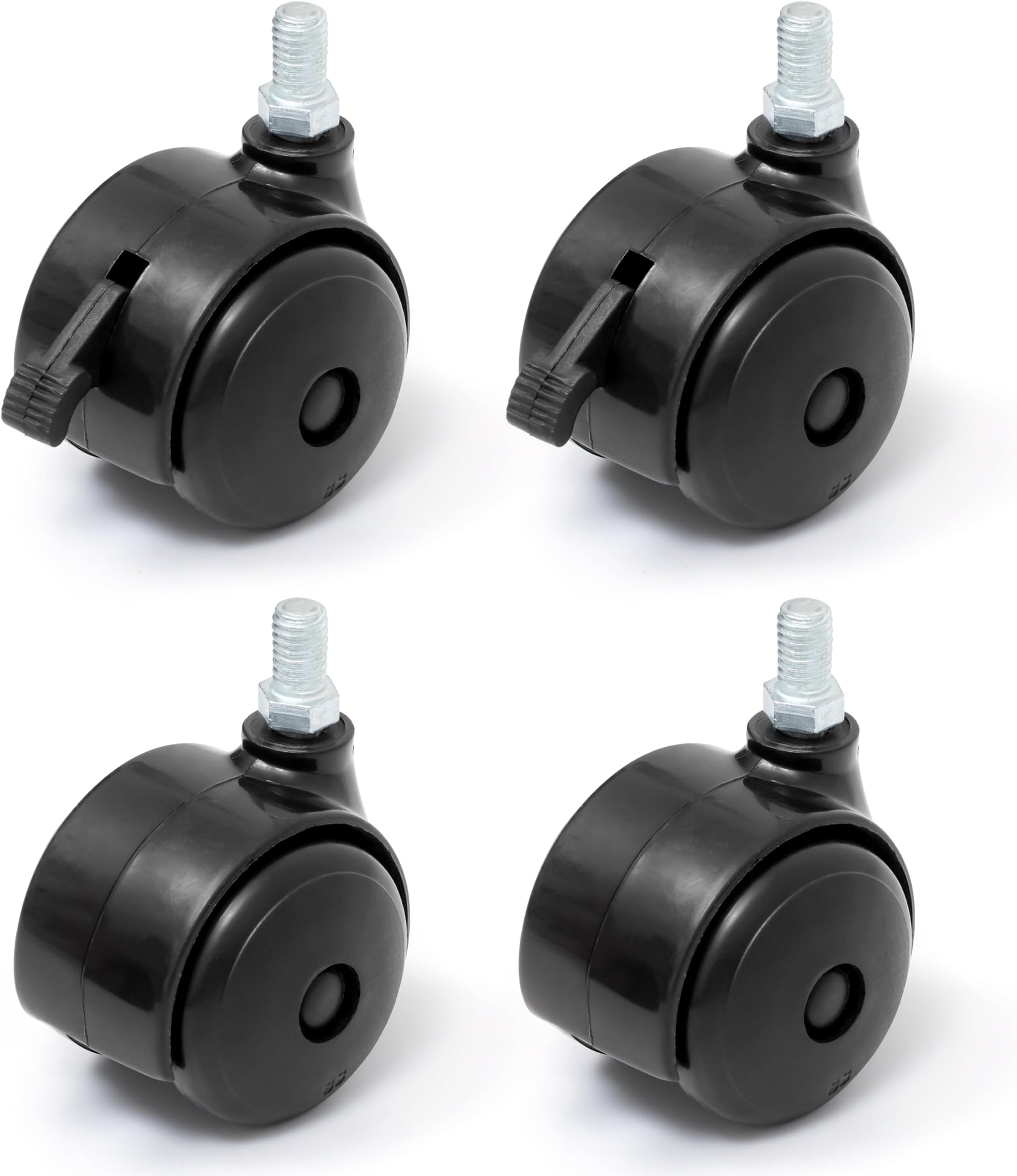 Revolving Chair Wheel set of 5 (Pin type) : Amazon.in: Home & Kitchen