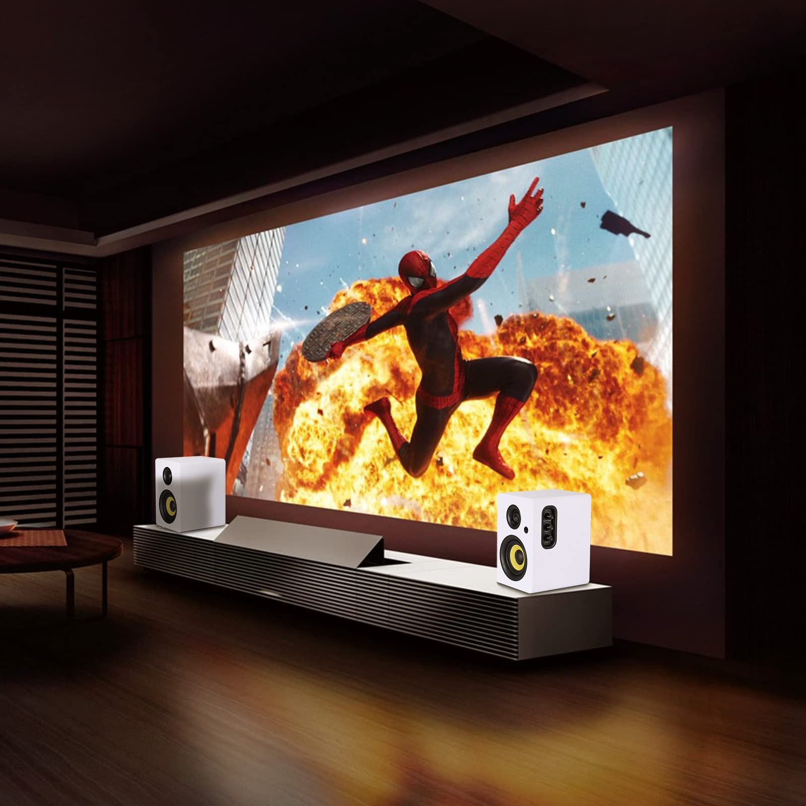 Sanyun SW206 80W Dual-Mode Bookshelf Speakers - Studio Monitor and HiFi ...