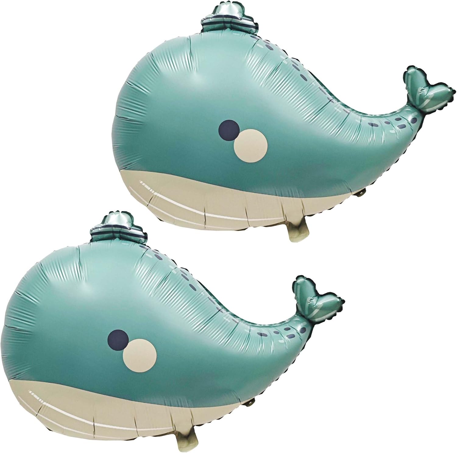 Amazon.com: 2PCS Cute hat Whale Balloon Big blue whale Foil Mylar ...