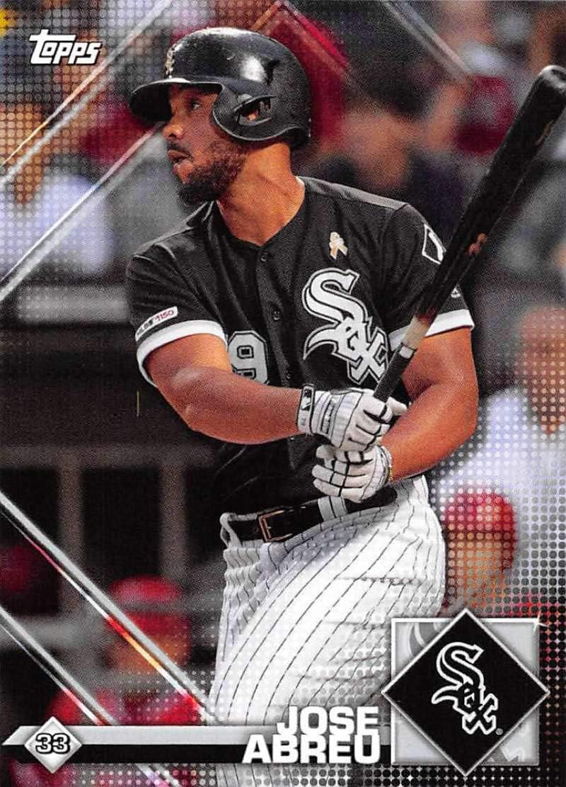 Amazon.com: 2020 Topps MLB Sticker Baseball #33 Jose Abreu Chicago ...