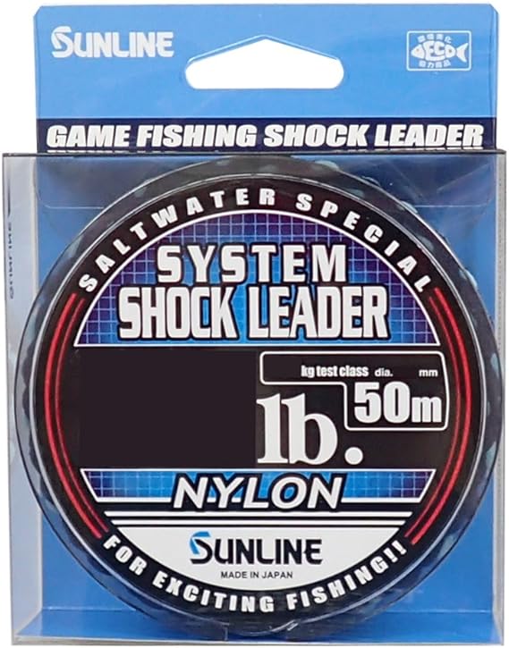 Amazon | サンライン(SUNLINE) ショックリーダー ソルトウォータースペシャル システム ナイロン 50m 40号 150lb ナチュラルクリア | サンライン(SUNLINE ...