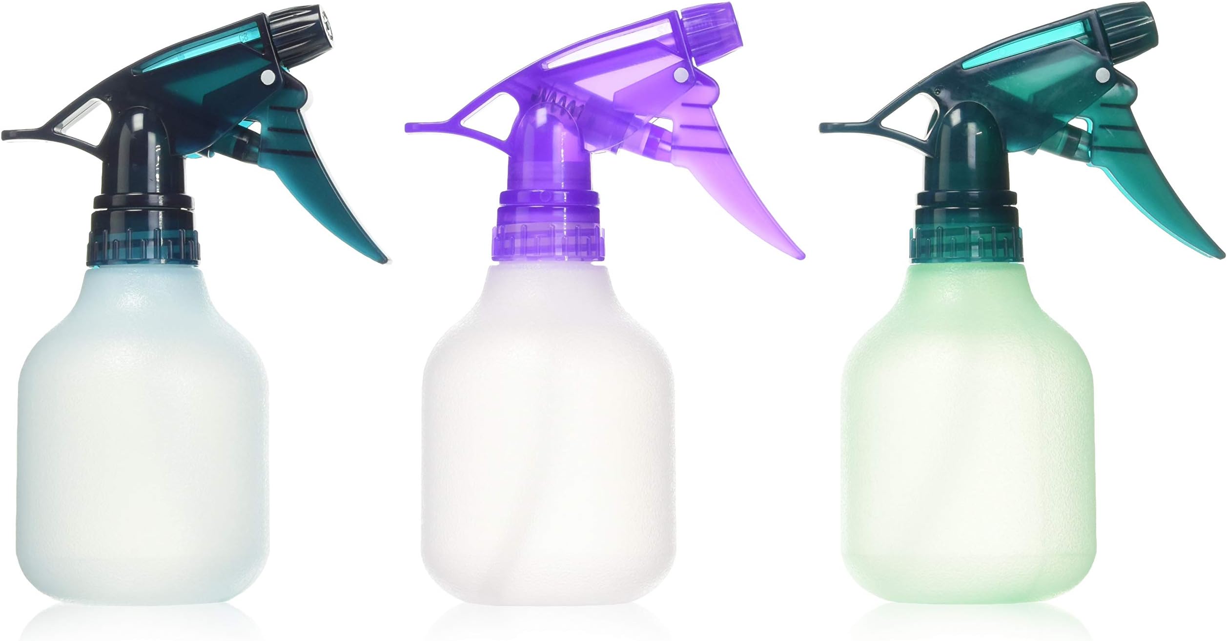 Amazon.com: Nechtik Black Plastic Spray Bottles - 8 Oz, Pack Of 3, Leak ...