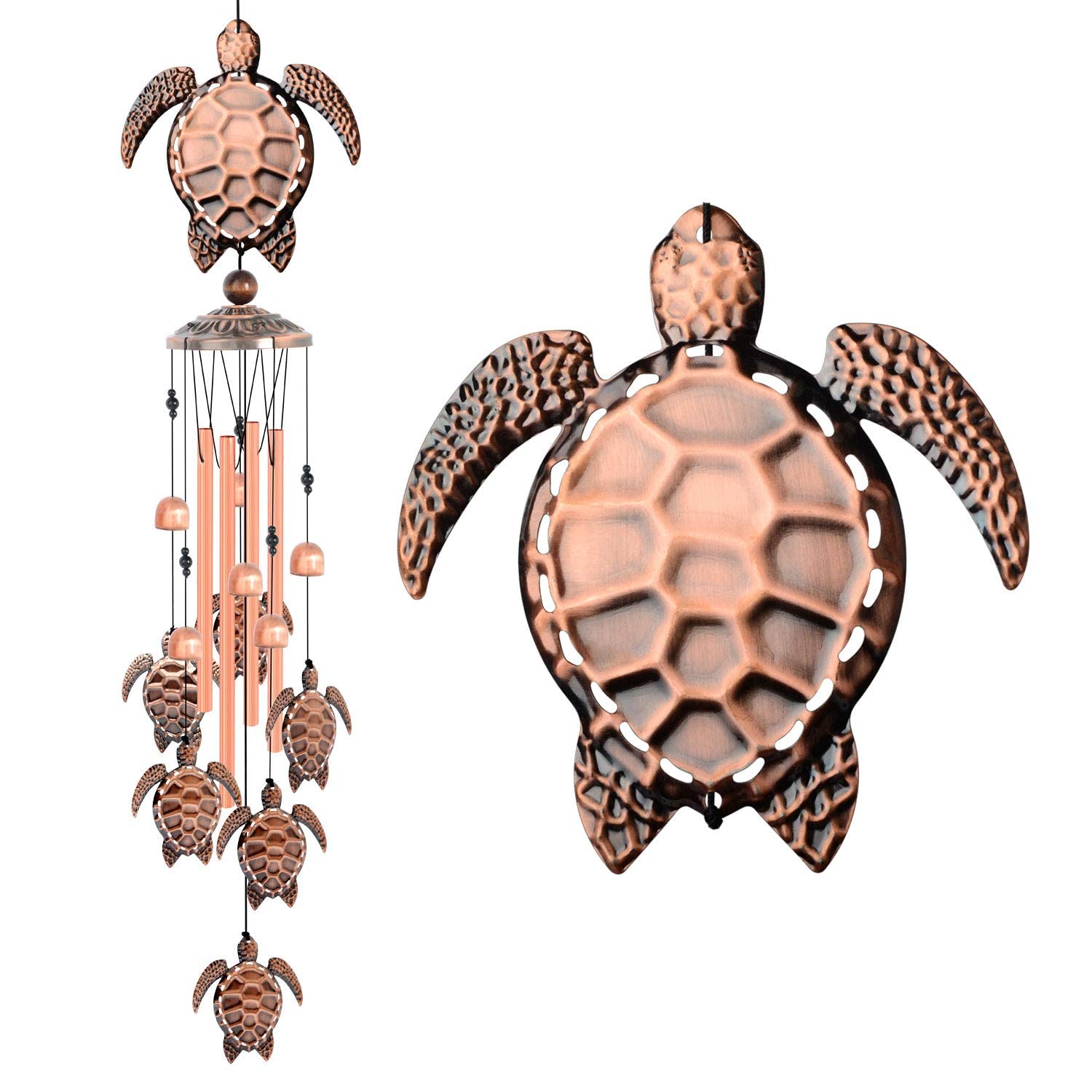 Amazon.com : Turtle Wind Chimes for Outside,39 inch Length Memorial Sea ...