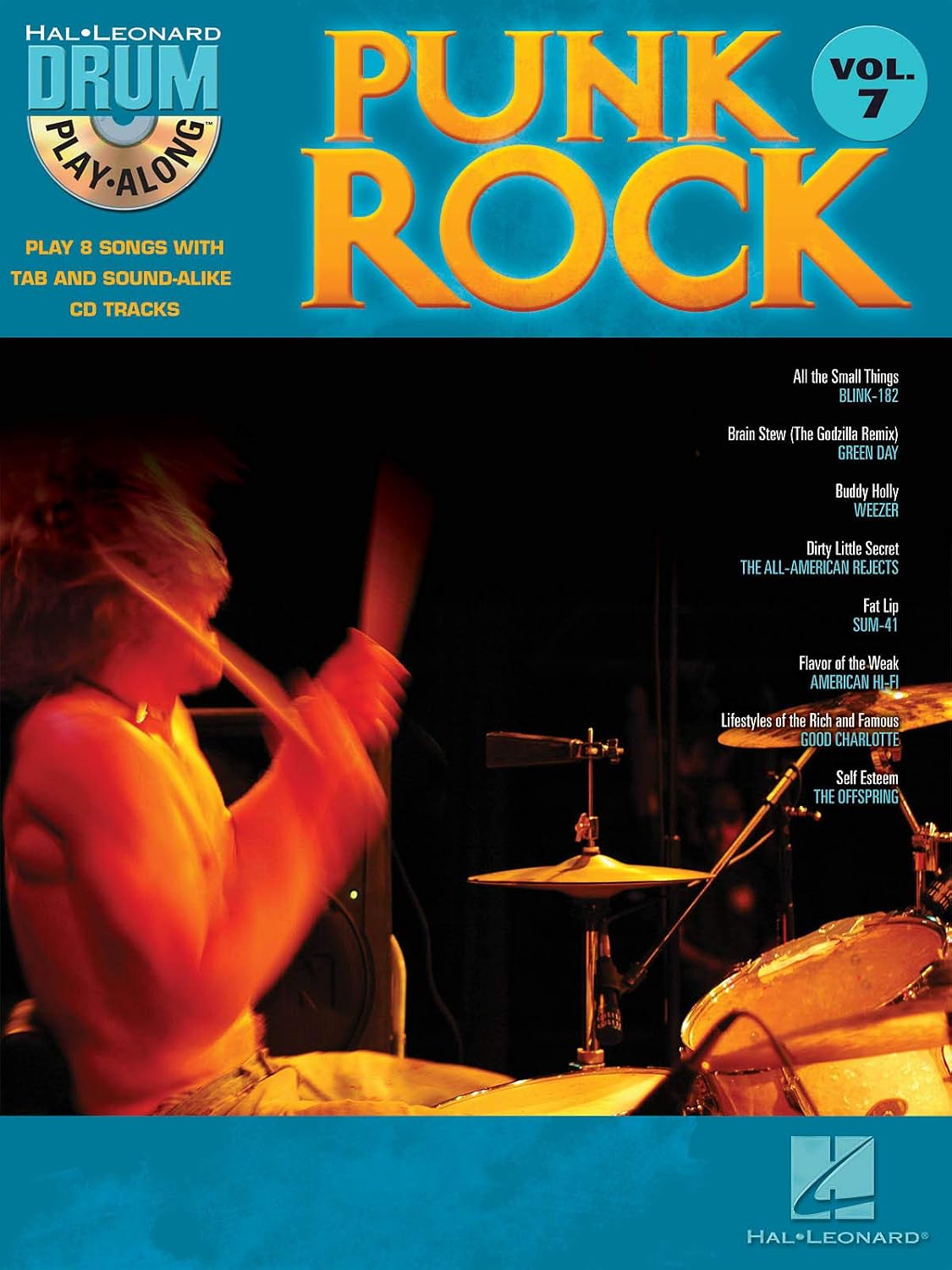 Punk Rock: Drum Play-Along Volume 7 (Drum Play-Along, 7): Hal Leonard ...