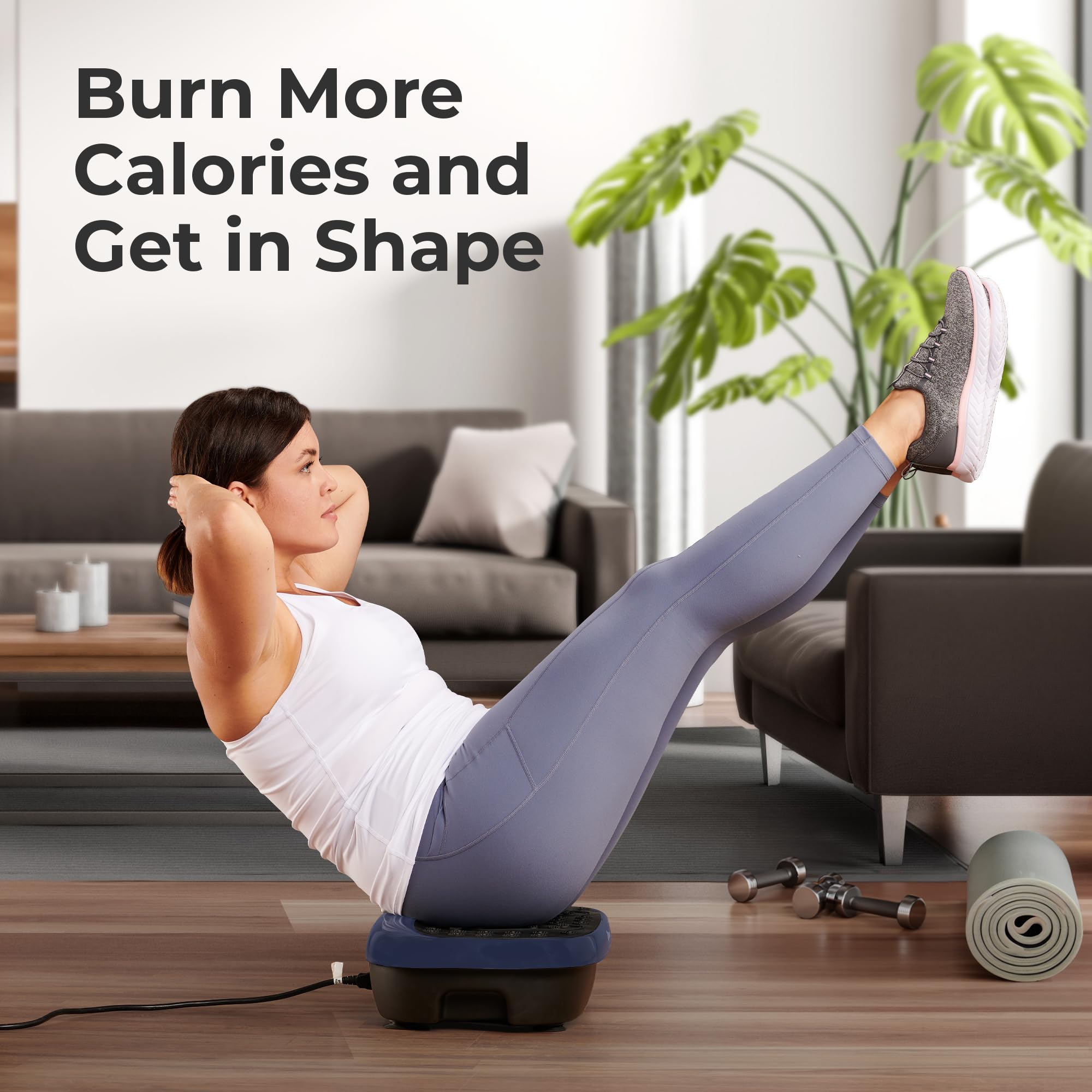 Snapklik.com : Lifepro Compact Vibration Plate Exercise Machine, Mini ...