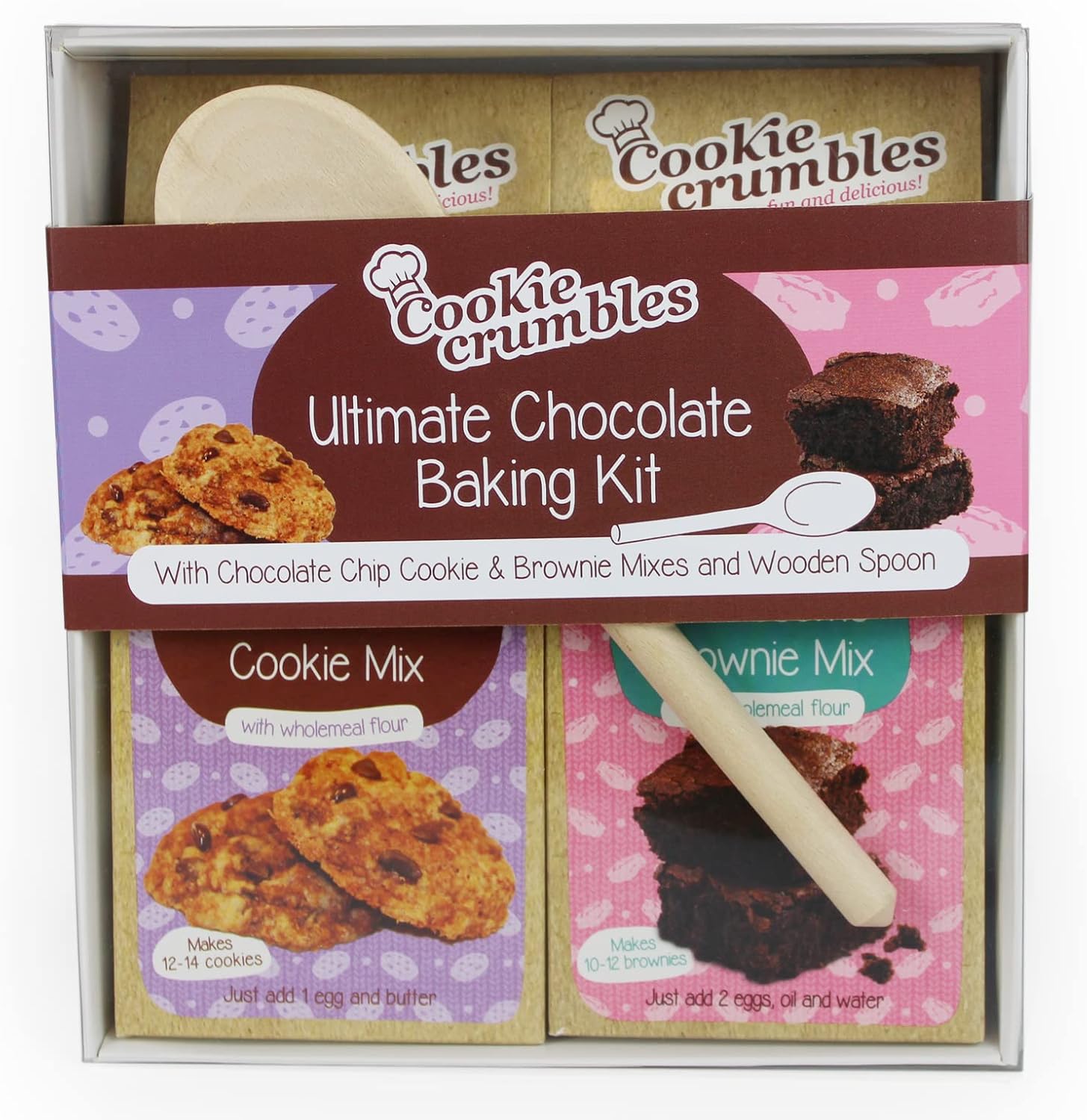 Cookie Crumbles - Ultimate Chocolate Baking Kit, Includes Chewy Chocolate Chunk Cookie And ...