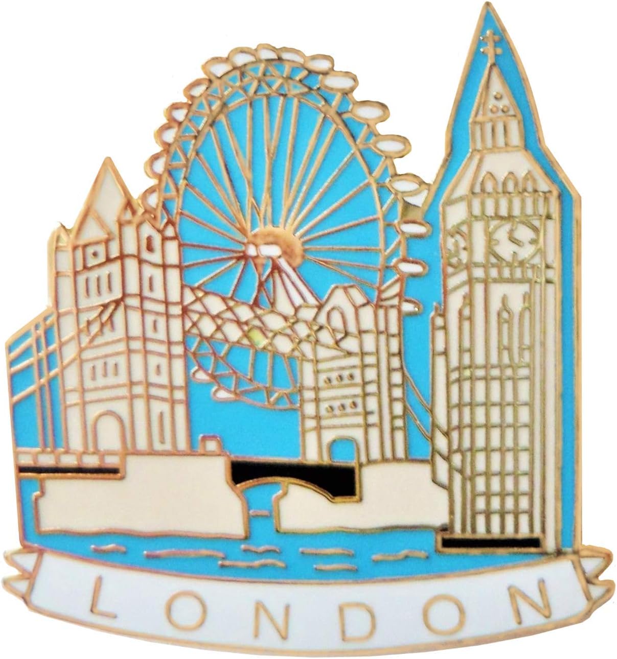 Amazon.com: 1000 Flags Limited City of London Landmarks Enamel and ...