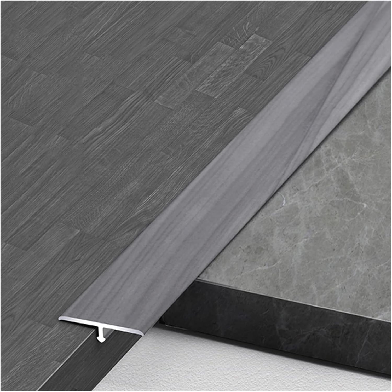 Wood to Tile Metal Floor Transition Strip Self Adhesive,Cuttable ...