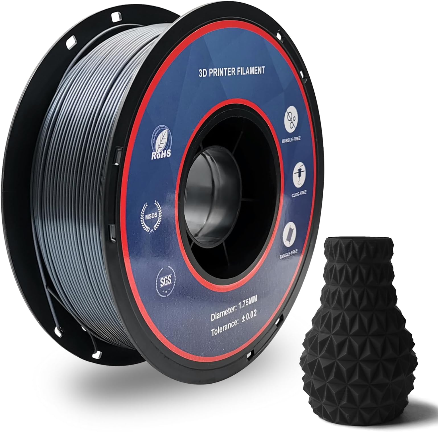 Amazon.com: 3D Printer Filament Bundle, PLA Filament 1.75mm Silk Smooth ...