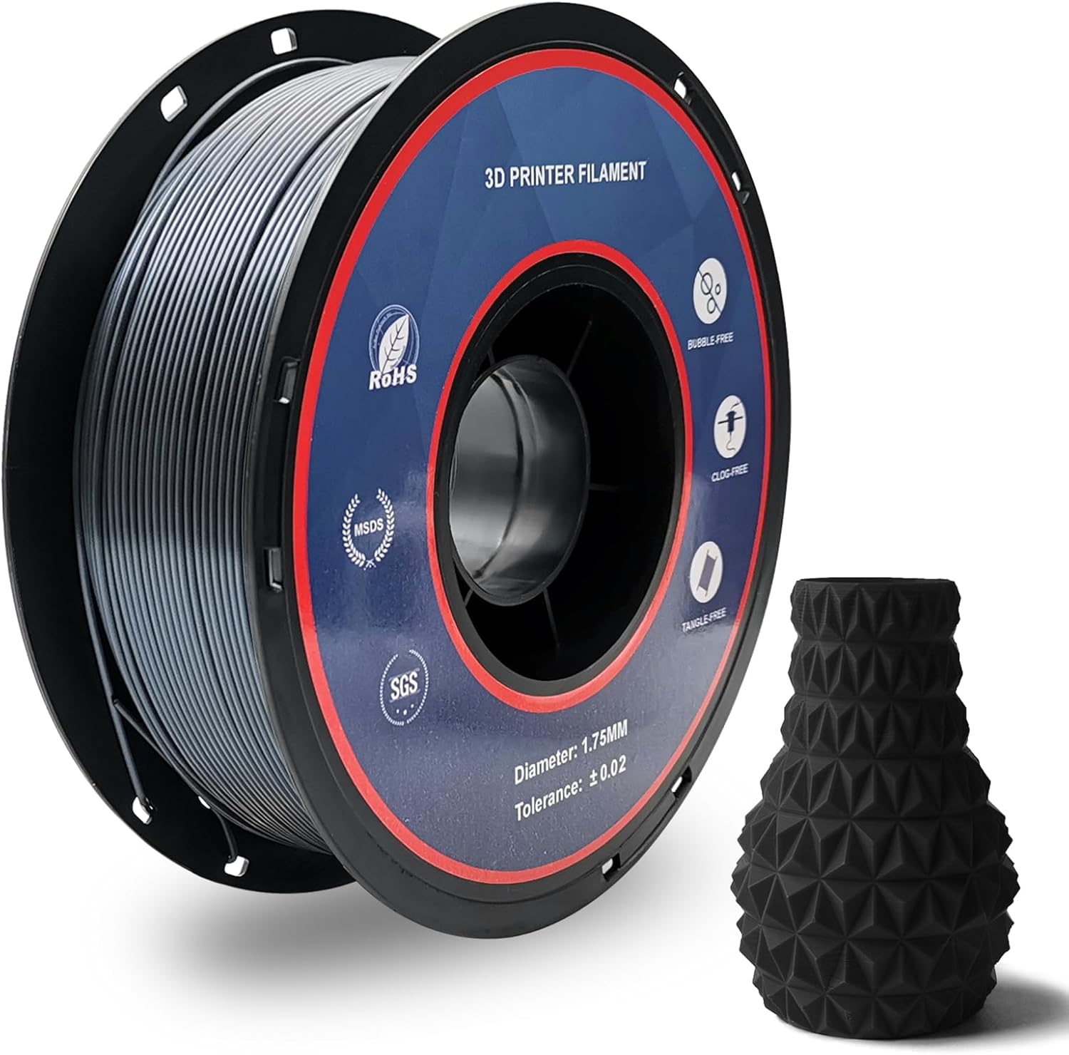 Amazon.com: 3D Printer Filament Bundle, PLA Filament 1.75mm Silk Smooth ...