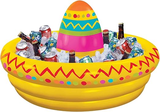 Amazon.com: Sombrero Inflatable Cooler - 16 1/2" x 33 4/5", 1 Pc : Home ...