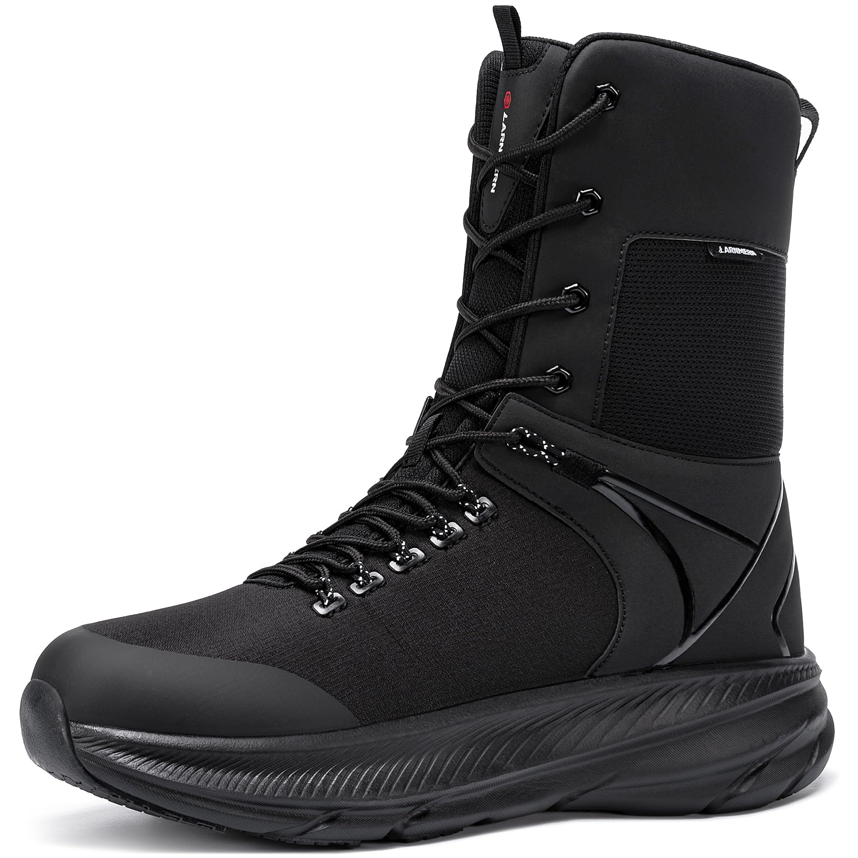 Snapklik.com : LARNMERN Military Tactical Boots For Men Slip Resistant ...