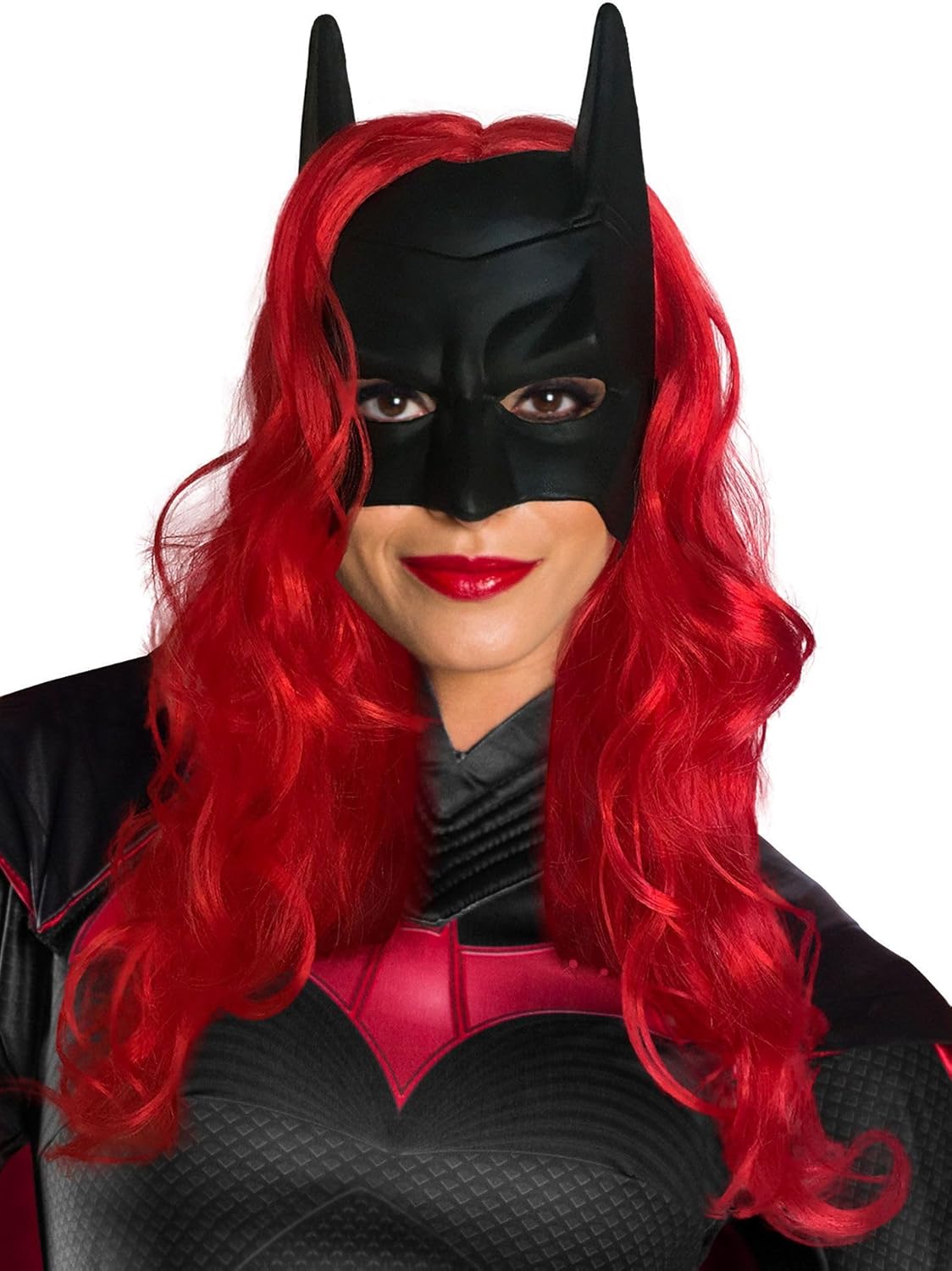 Amazon.com: Rubie's womens Dc Comics Batwoman Wig and Mask Costume ...