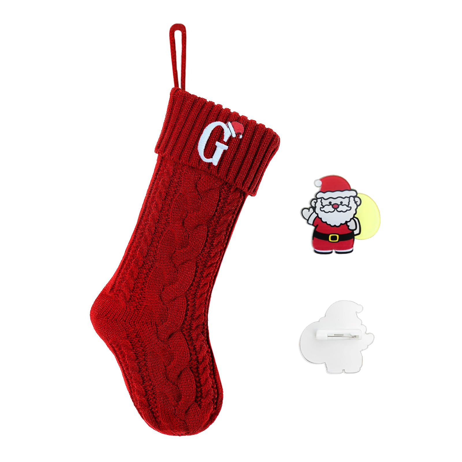 Amazon.com: guccde Christmas Stockings with Initials, Personalized ...