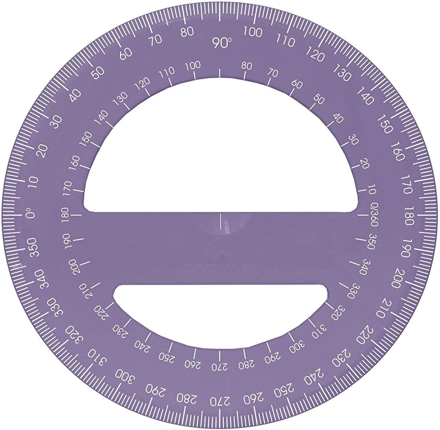 Amazon.com : Acrimet 360º Degree Protractor Premium (12cm Diameter ...