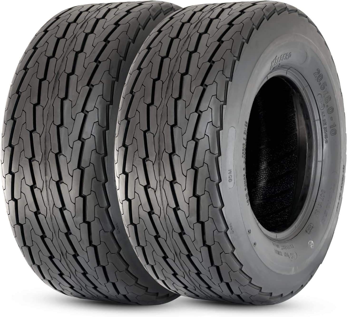 Amazon.com: HALBERD Trailer Tires 20.5x8-10 10PR Load Range E 20.5x8 ...