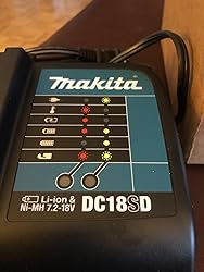 Makita DC18RD 18V Lithium-Ion Dual Port Rapid Optimum Charger, 2-Port ...
