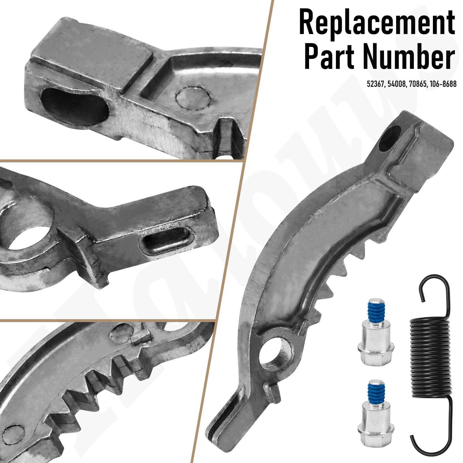 Snapklik.com : 2 Pack 52367 54008 70865 Lawn Tractor Parking Brake Arm ...