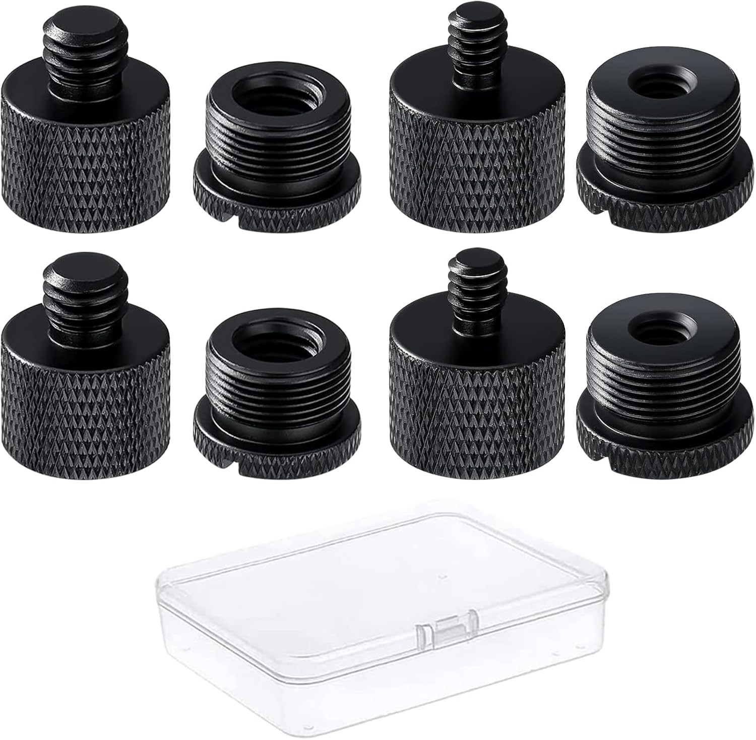 Amazon.com: 8Pcs Mic Stand Adapter, Mic Thread Adapter Set 5/8 Female ...