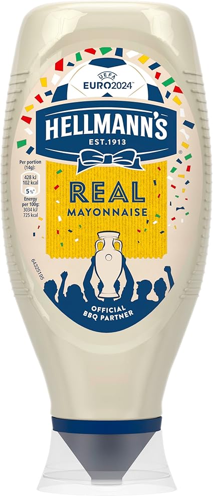 Hellmann's UEFA EURO 2024 Limited Edition Real Mayonnaise Condiment 100 ...