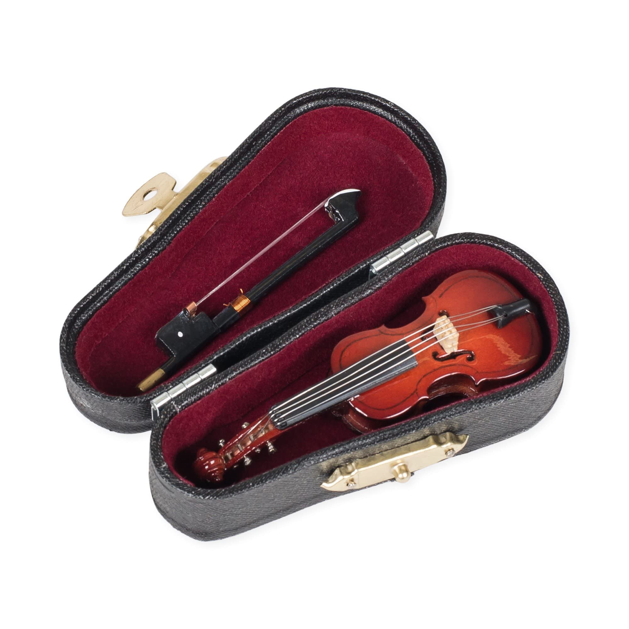 Amazon.com: Broadway Gift Co. Cello Miniature Replica Mahogany Tone 1.5 ...