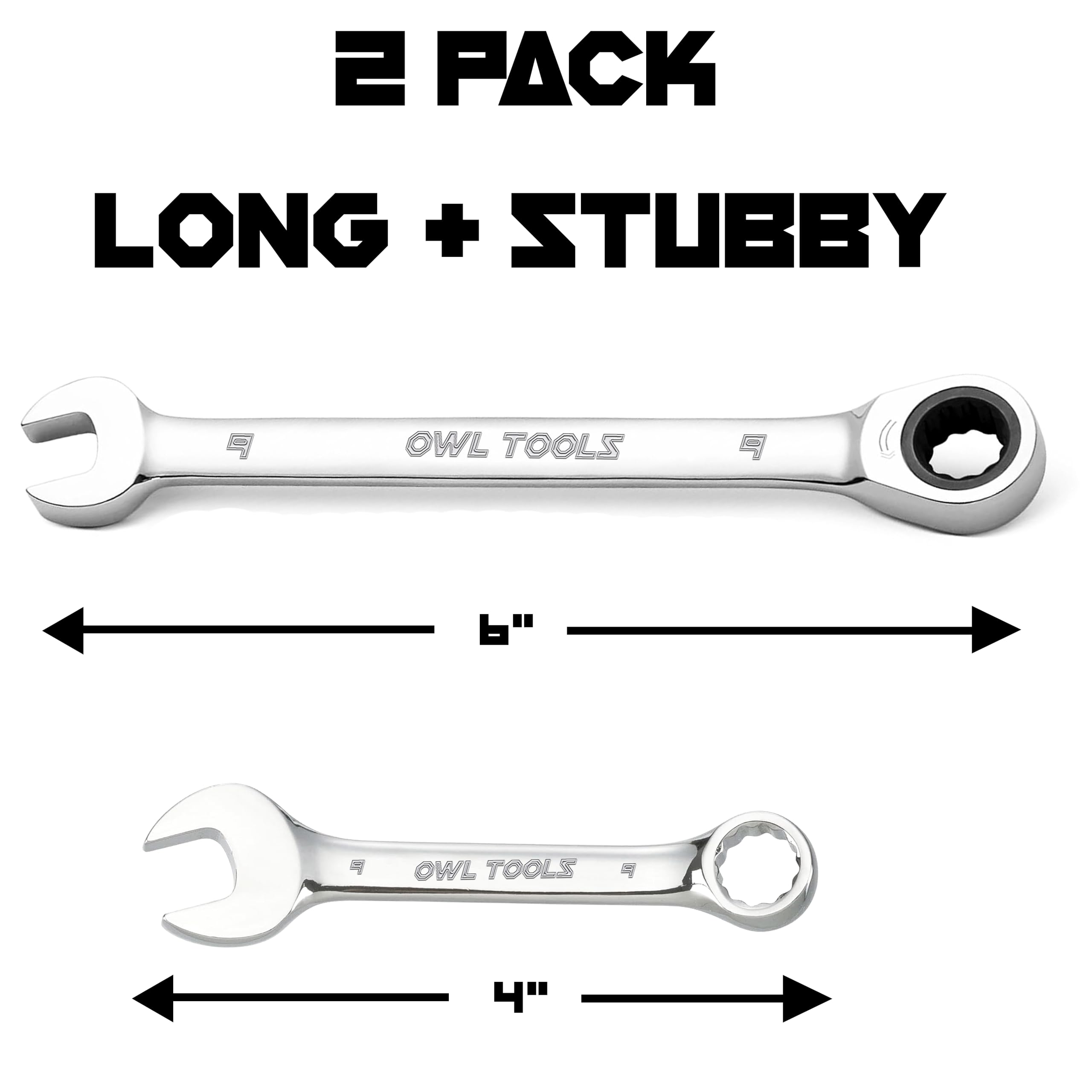 Snapklik.com : Owl Tools 9mm Ratcheting Wrench Set