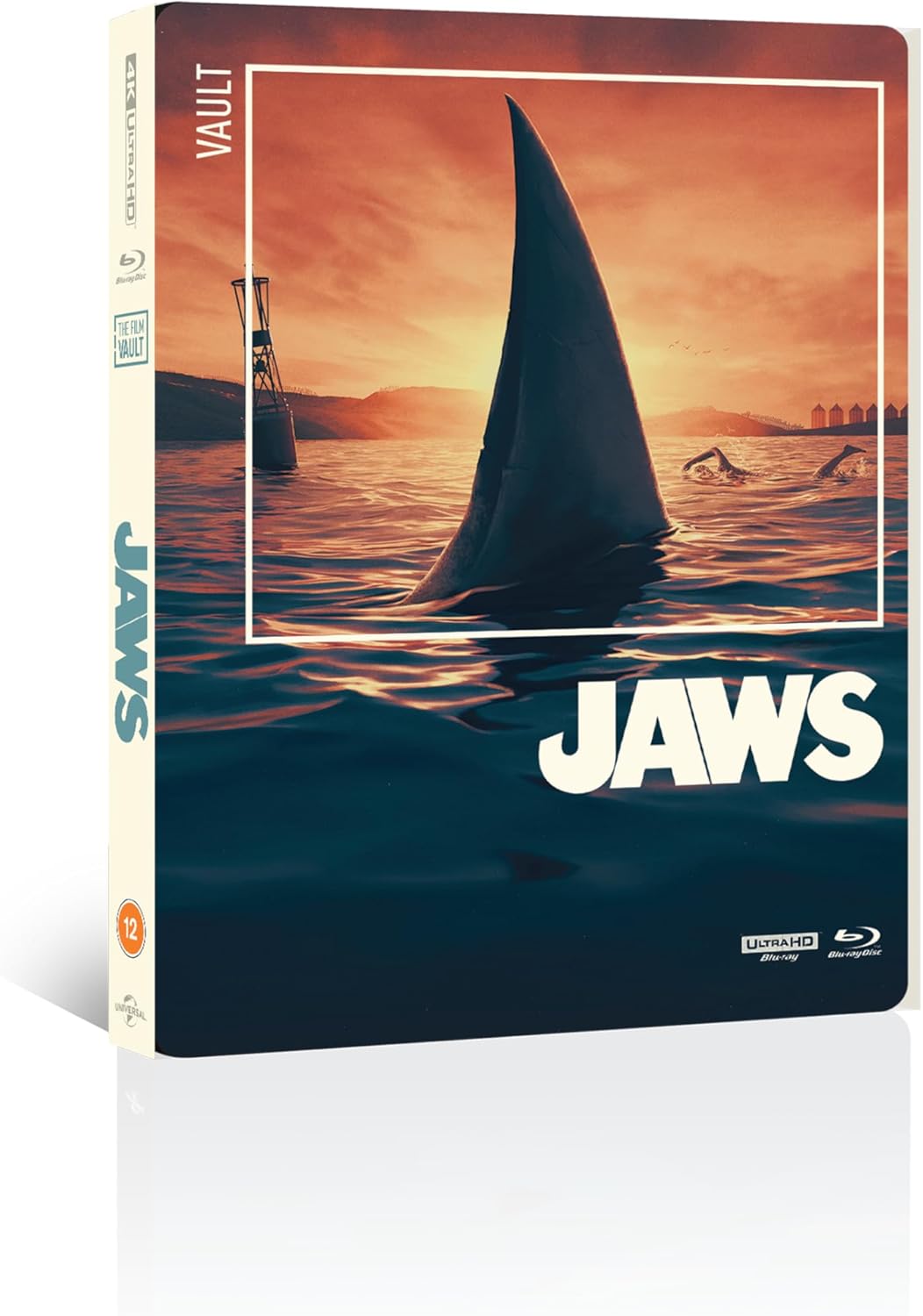 Amazon: JAWS - The Film Vault Range Steelbook [4K Ultra HD] [1975] [Blu ...