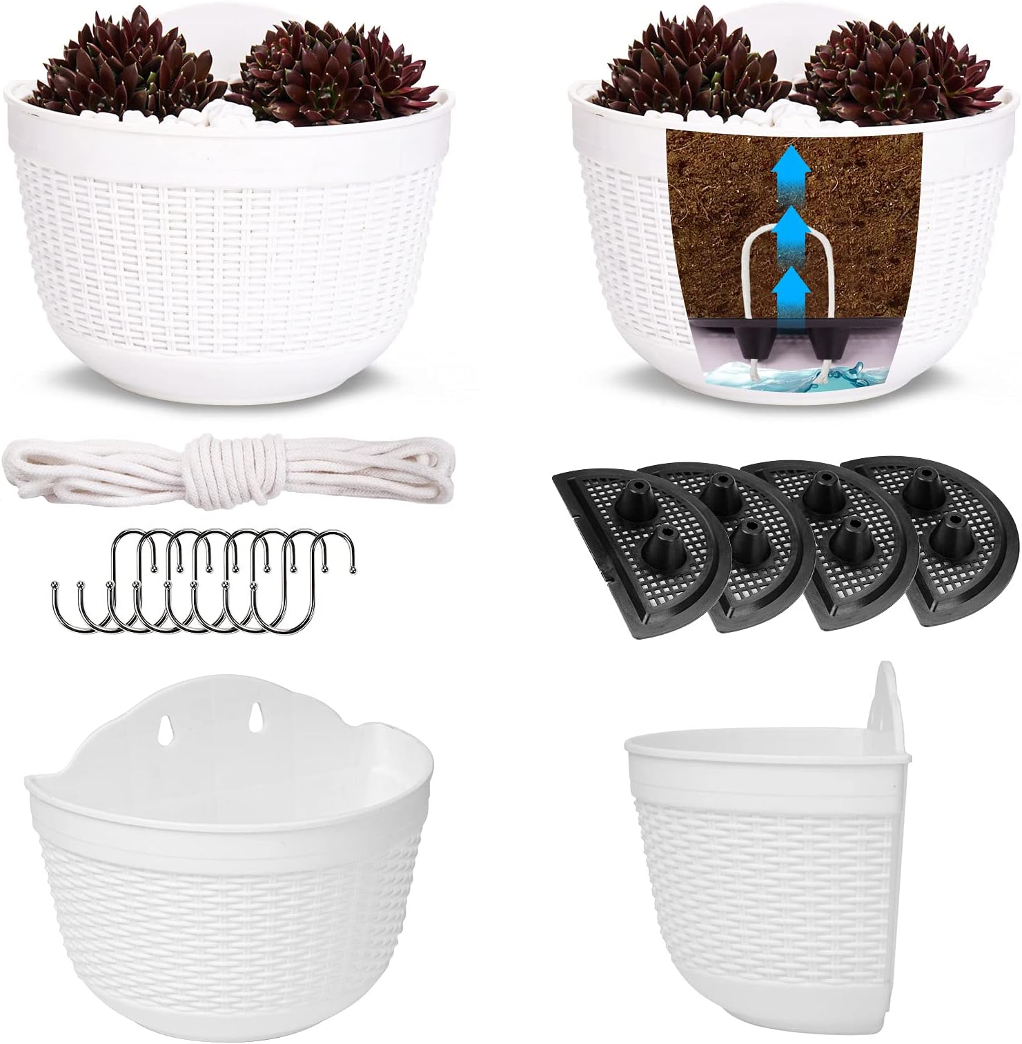 Amazon.com: Garraí Vertical Garden Wall Planter - Wall Mounted Hanging ...