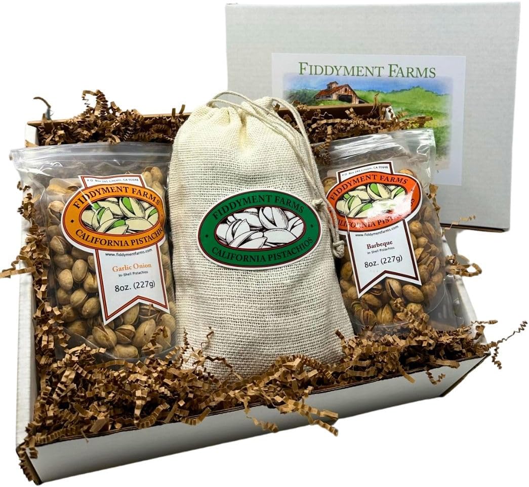 Amazon.com : Fiddyment Farms Pistachio Lovers Gift Box : Pistachio ...