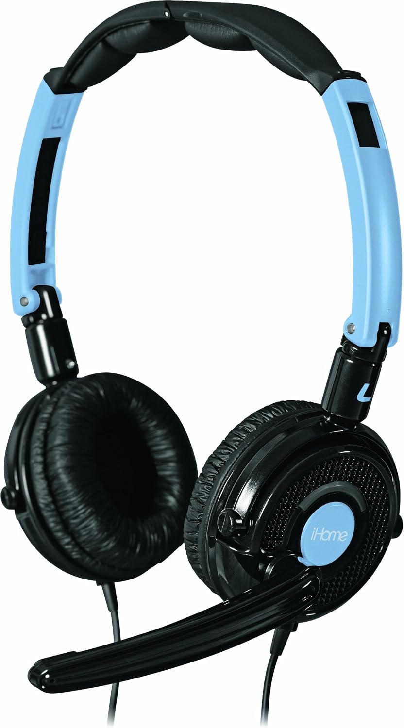 iHome IH-H413UN LifeTalks USB Foldable Headset (Blue) : Amazon.ca ...