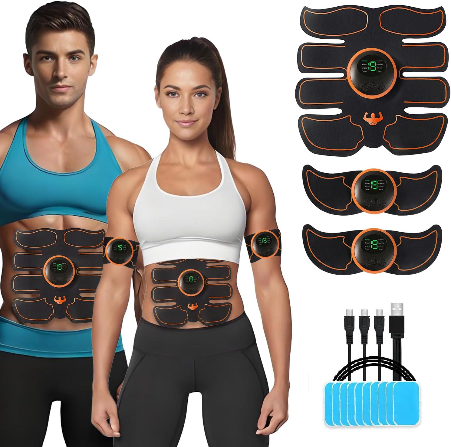 SHENGMI EMS Muscle Stimulator,ABS Trainer Muscle Stimulator,ABS ...