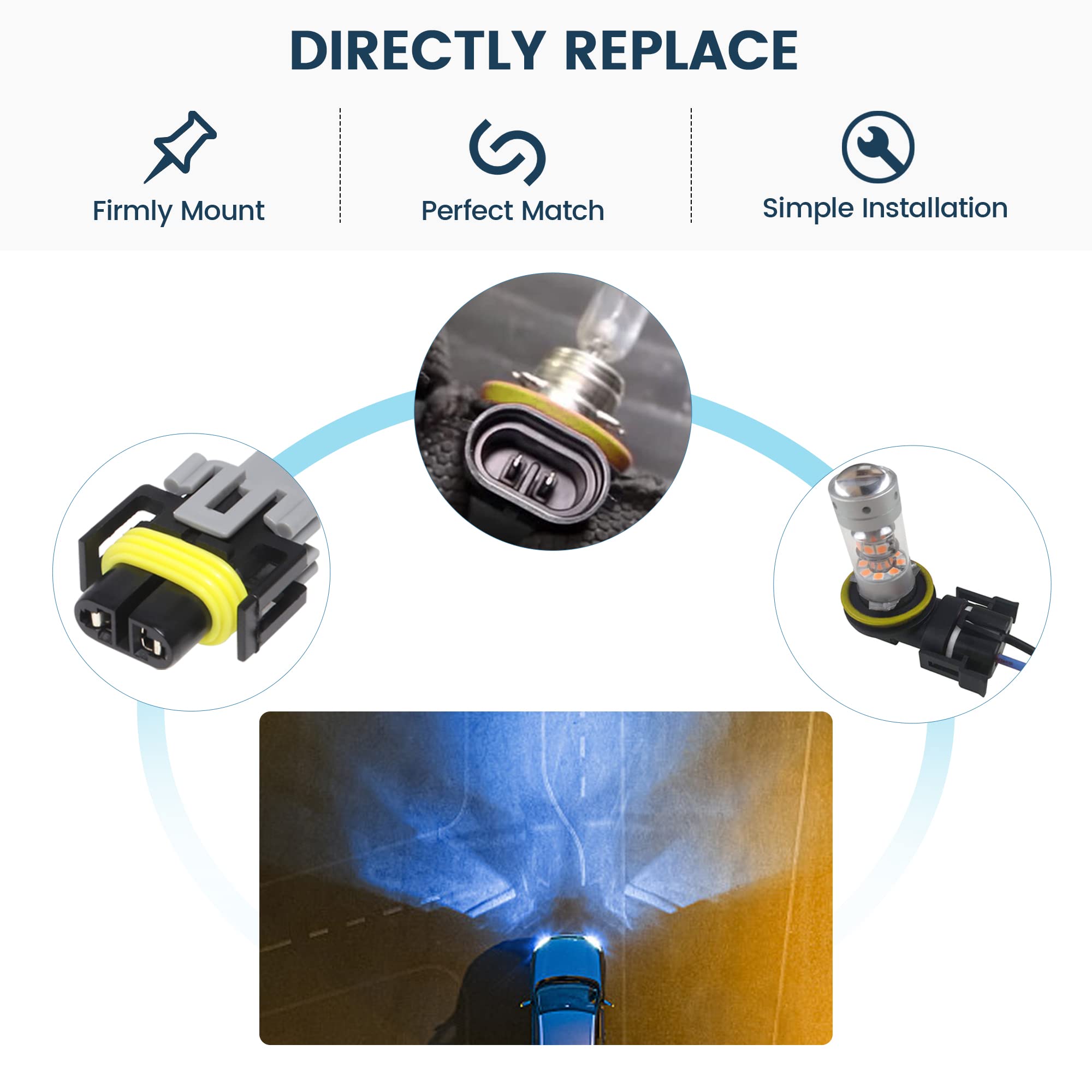 Snapklik.com : PT2298 Multi-Purpose Wire Connector Socket For Headlight ...