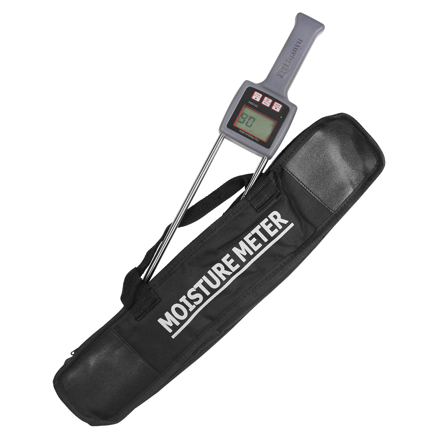 Amazon | Huanyu デジタル水分計 牧草水分計 草水分測定 水分率計 0-80