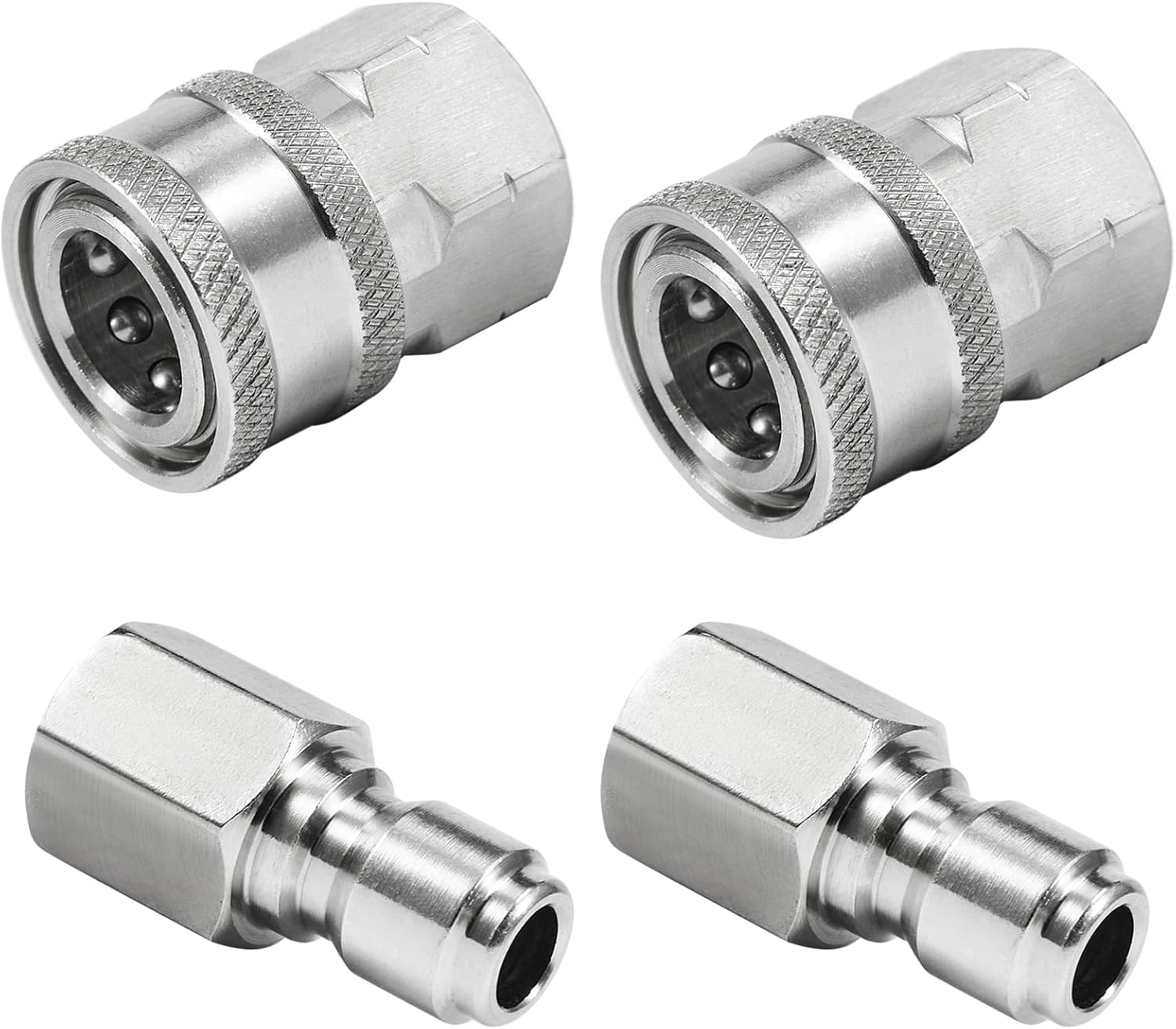 Amazon.com: Raincovo Pressure Washer Quick Connect Fittings, 3/8 Inch ...