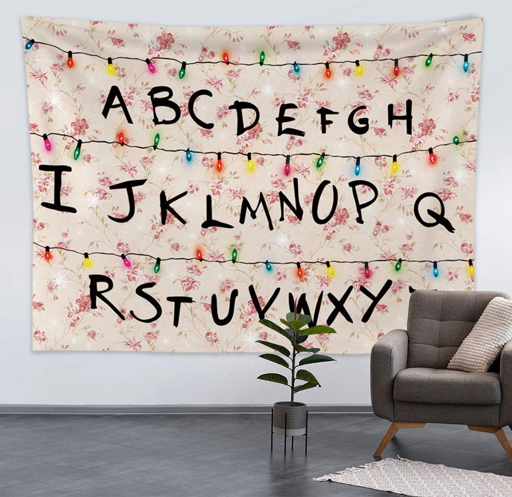 Buy Maijoeyy 5x3ft Stranger Things Backdrop for Kids Birthday Lights ...