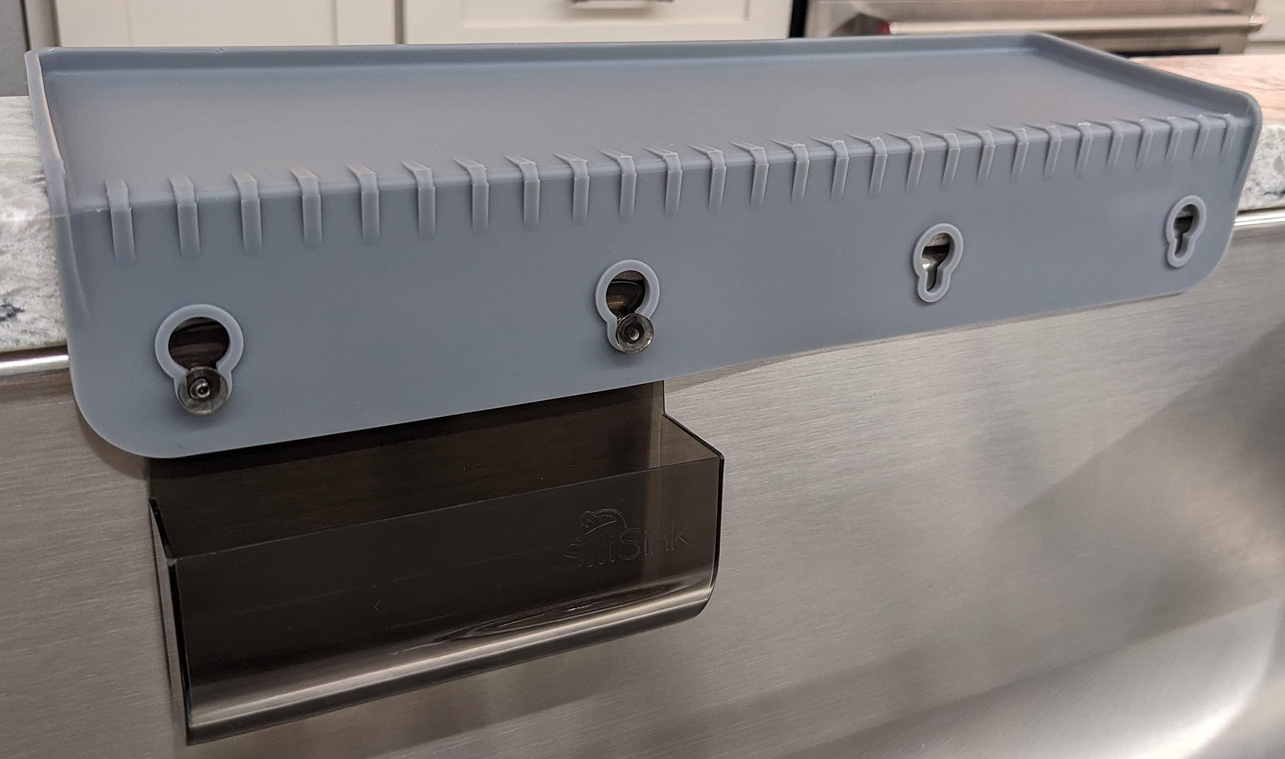 Amazon.com: SiliSink XL Silicone Sink Edge Guard for Kitchen Sink ...