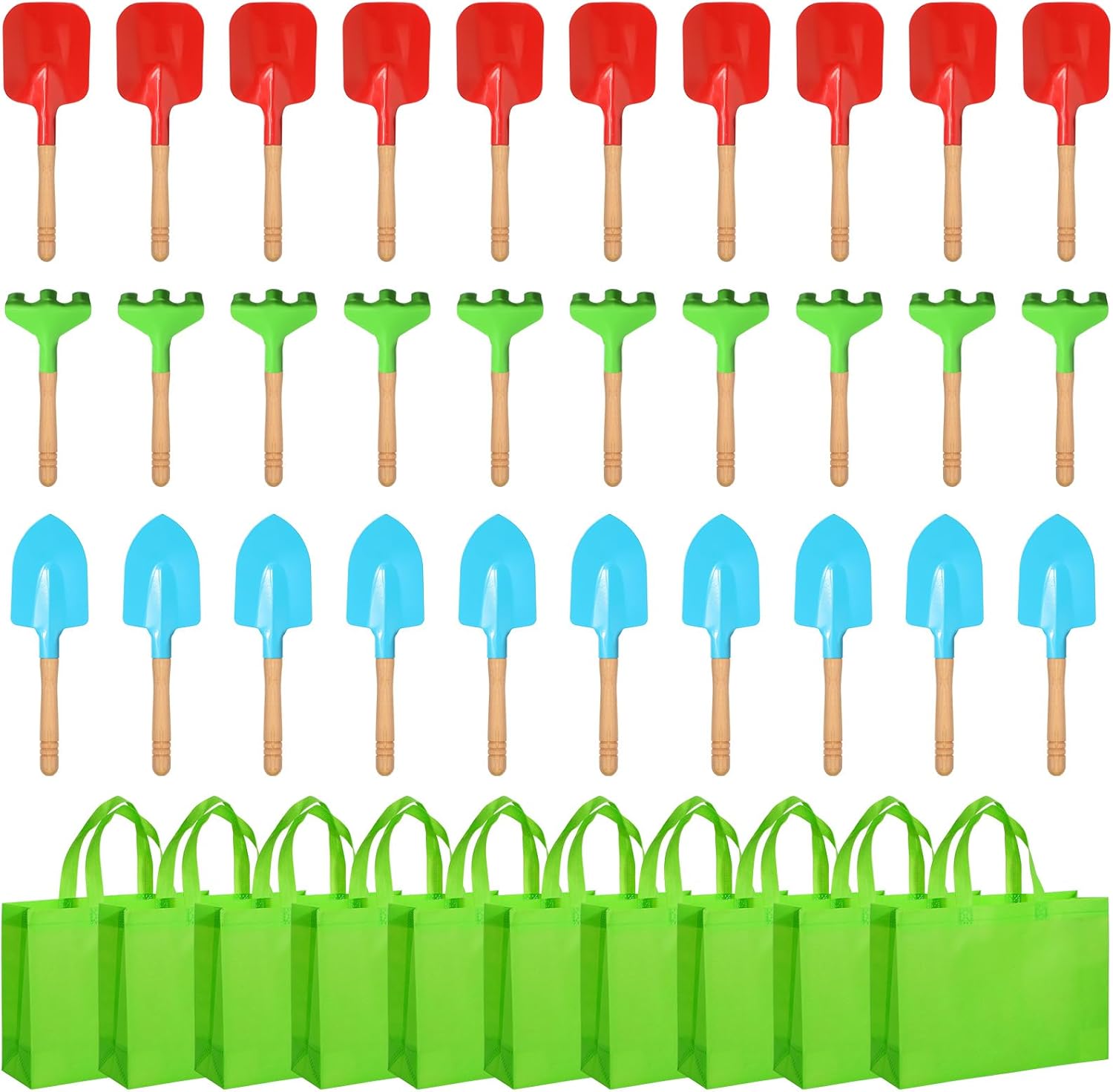 Amazon.com: WILLBOND 80 Pcs Kids Gardening Tools 20 Small Kids Rake 20 ...