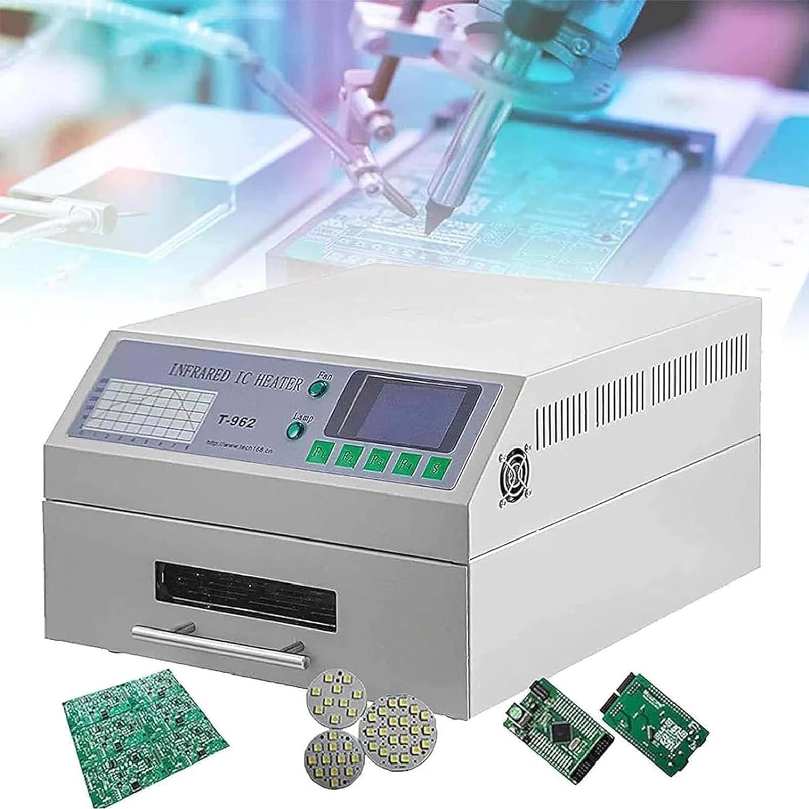Reflow Oven Infrared Heating Soldering Machine Rework Station Tool Pcb ...