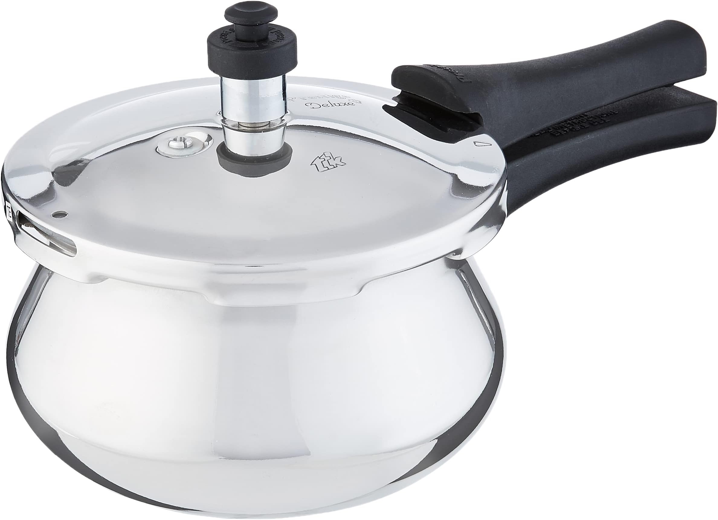 Amazon.com: Prestige Deluxe Alpha Stainless Steel Pressure Cooker Handi ...