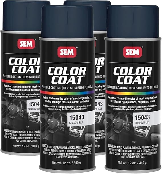 Amazon.com: SEM 15043, Shadow Blue, Color Coat Vinyl Paint (4) : Automotive