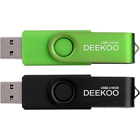 Amazon.com: 2 Pack 64GB USB Flash Drive USB 2.0 Thumb Drives Jump Drive ...