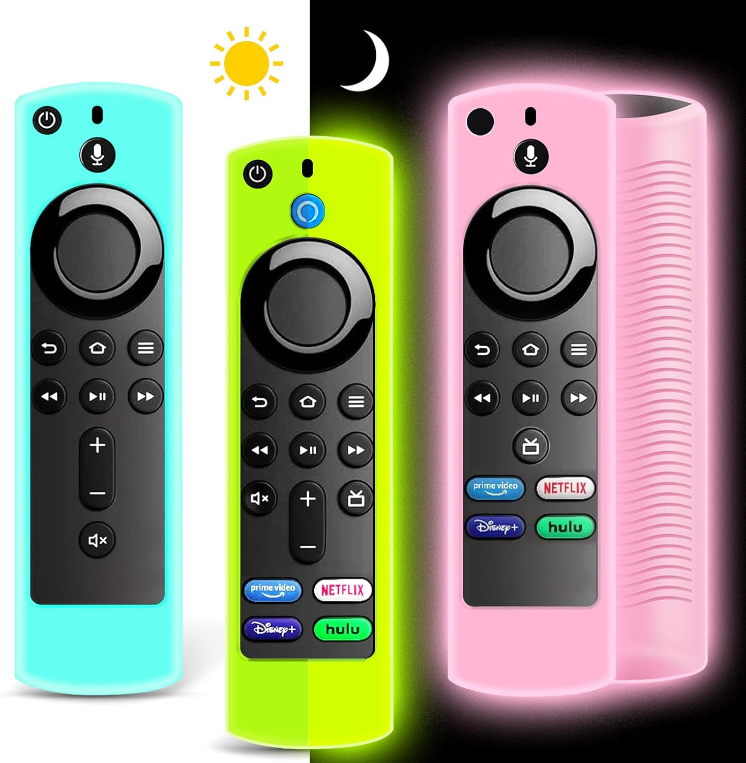 Amazon.com: (3 Pack) ONEBOM Fire Stick Remote Cover 3rd Gen 2021 4k|4k ...