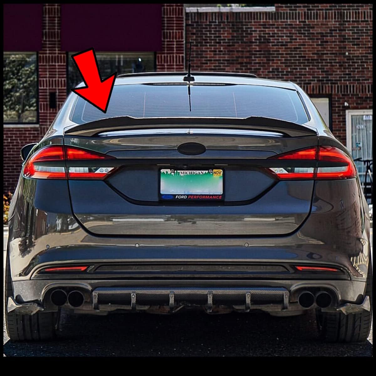 Amazon.com: Spoiler King Trunk Spoiler (284FC) Compatible with Ford ...