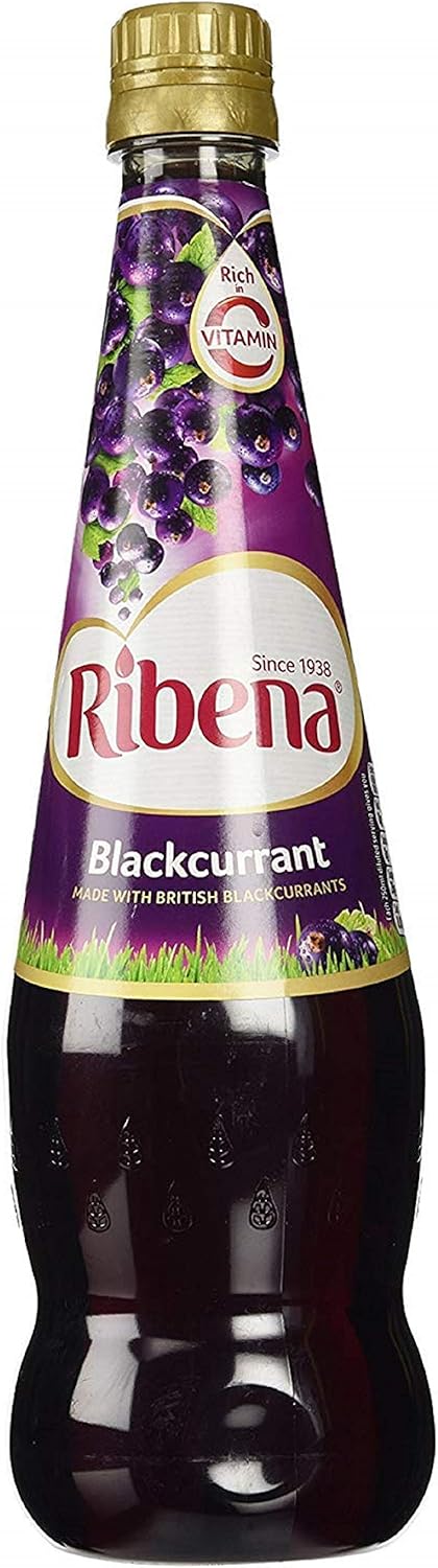Ribena Original Blackcurrant Drink, 33.8-Ounce Bottles (Pack of 4 ...