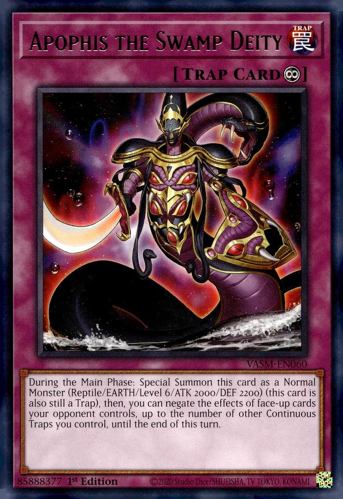 Amazon.com: Apophis The Swamp Deity - VASM-EN060 - Rare - 1st Edition ...