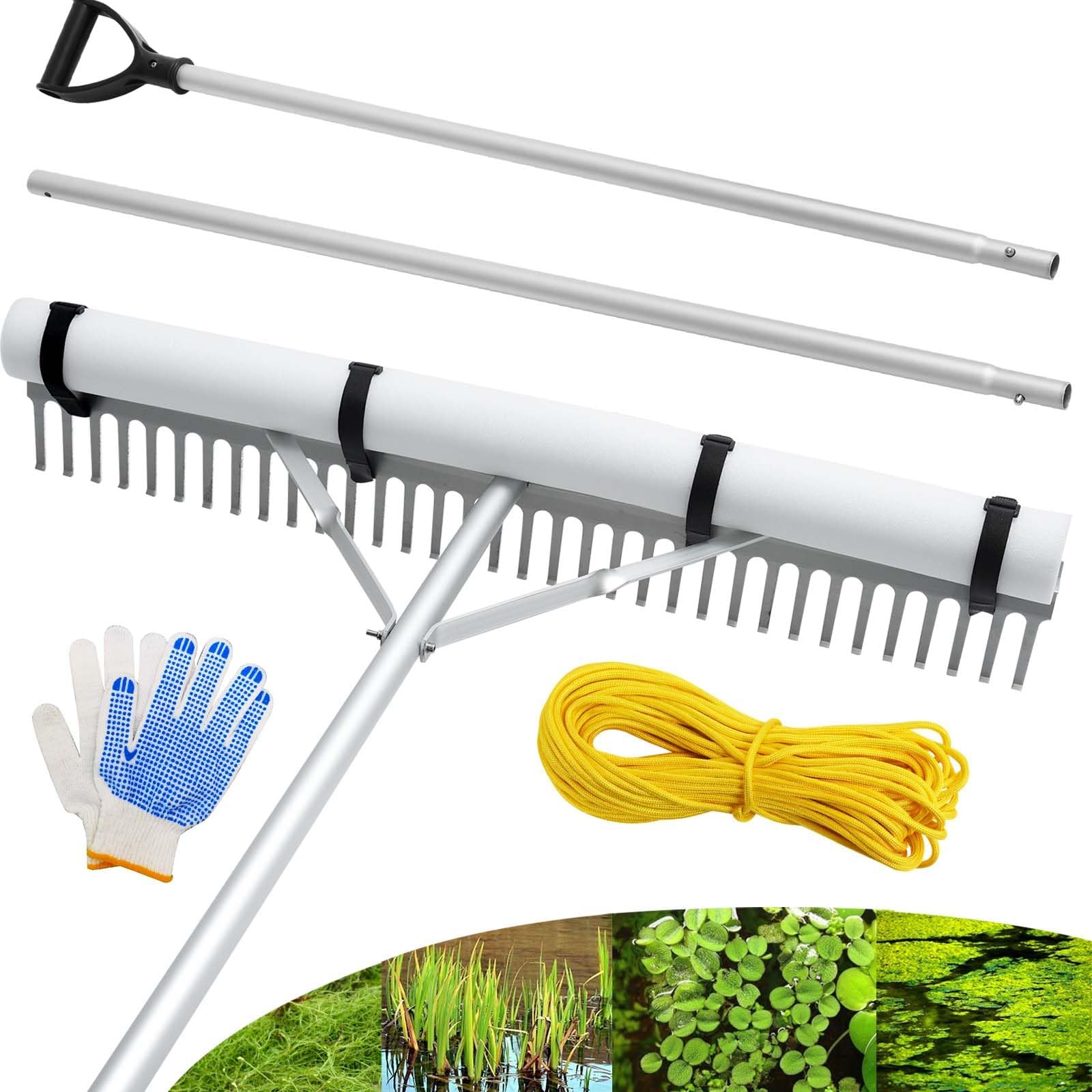 Amazon.com : Midwest Rake Company 86036 Lake Rake with Float - blue ...
