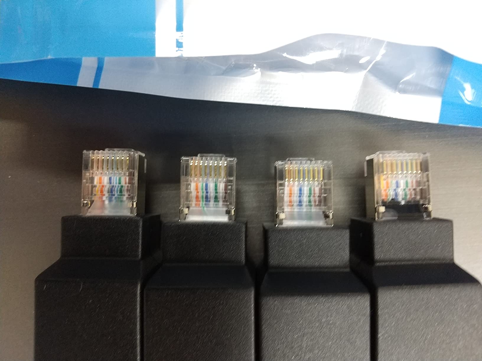 Amazon.co.jp: SinLoon RJ45 Crossover Cable RJ45 Crossover Adapter RJ45 ...