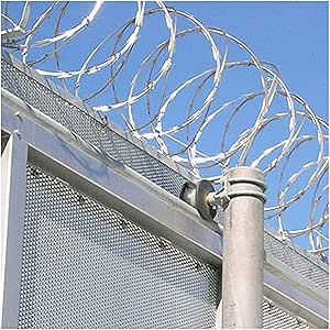 Amazon.com: Razor Wires, 32.8 FT Double Helical Razor Barbed Wire ...
