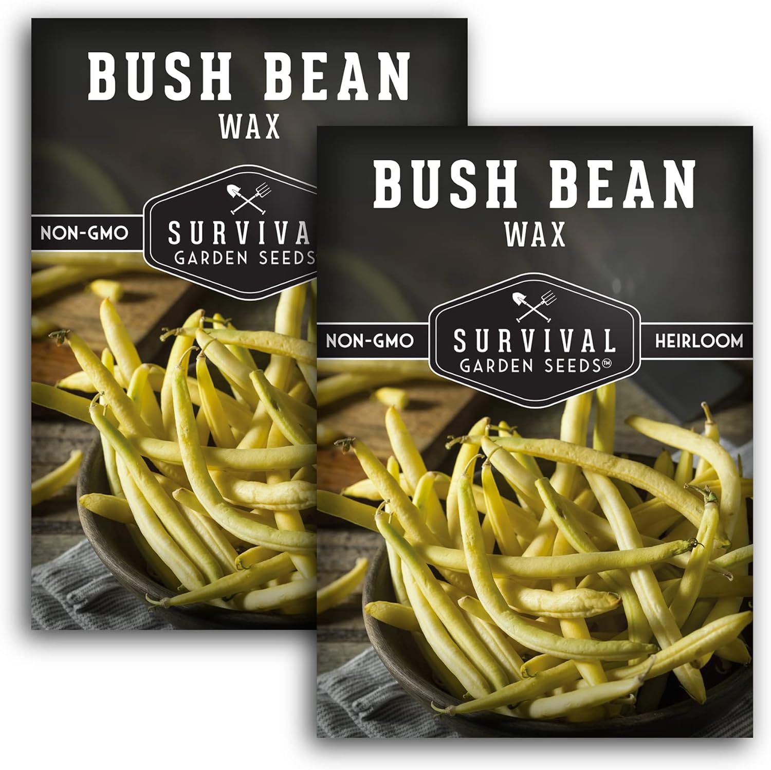 Amazon.com : Yellow Wax Bean Seeds for Planting - Golden Wax Bush Beans ...