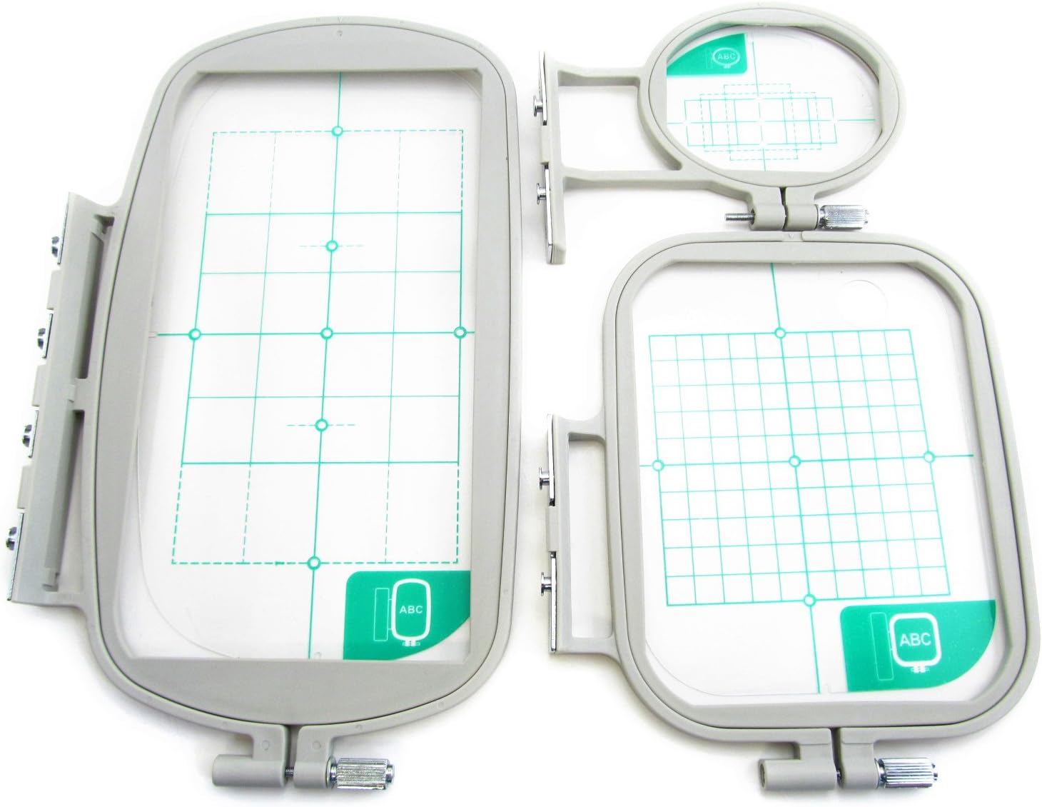 Amazon.com: 3-Piece Embroidery Hoop Set for Brother SE400 SE425 SE600 ...